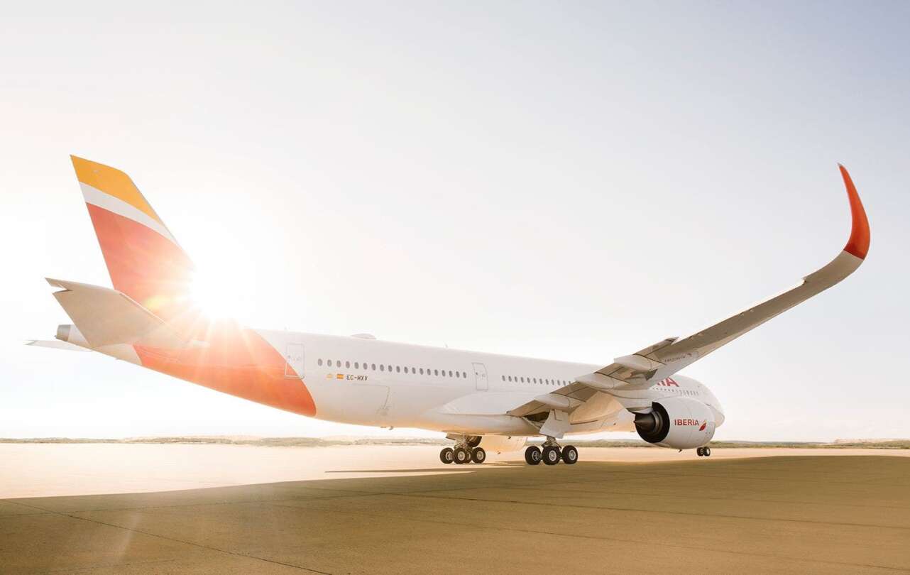 Iberia usa el avión más moderno del mundo para volar a Chile