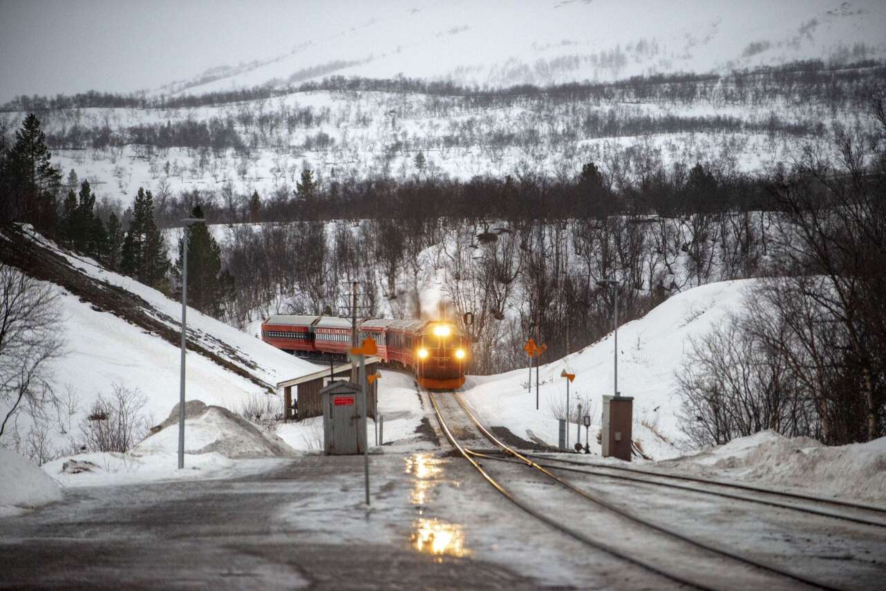 Tren del Círculo Polar Ártico: bajo la aurora boreal noruega
