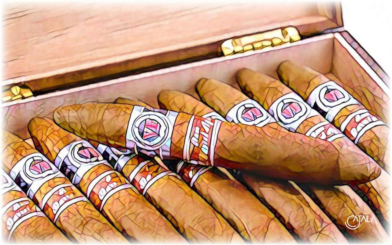Una buena combinación de tabaco y ron
