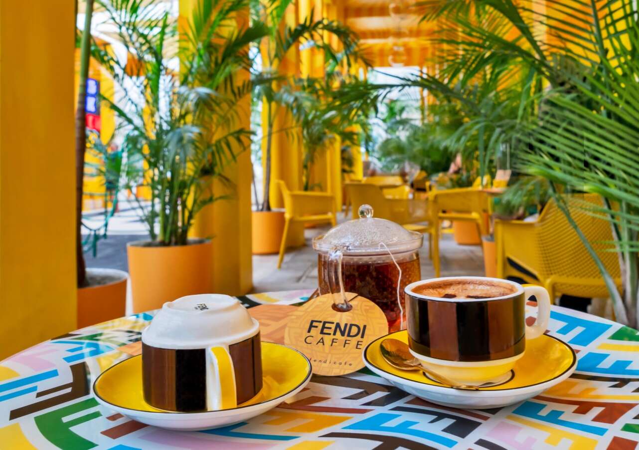 Fendi Caffè: el capuccino más cool del verano se sirve en Fendi