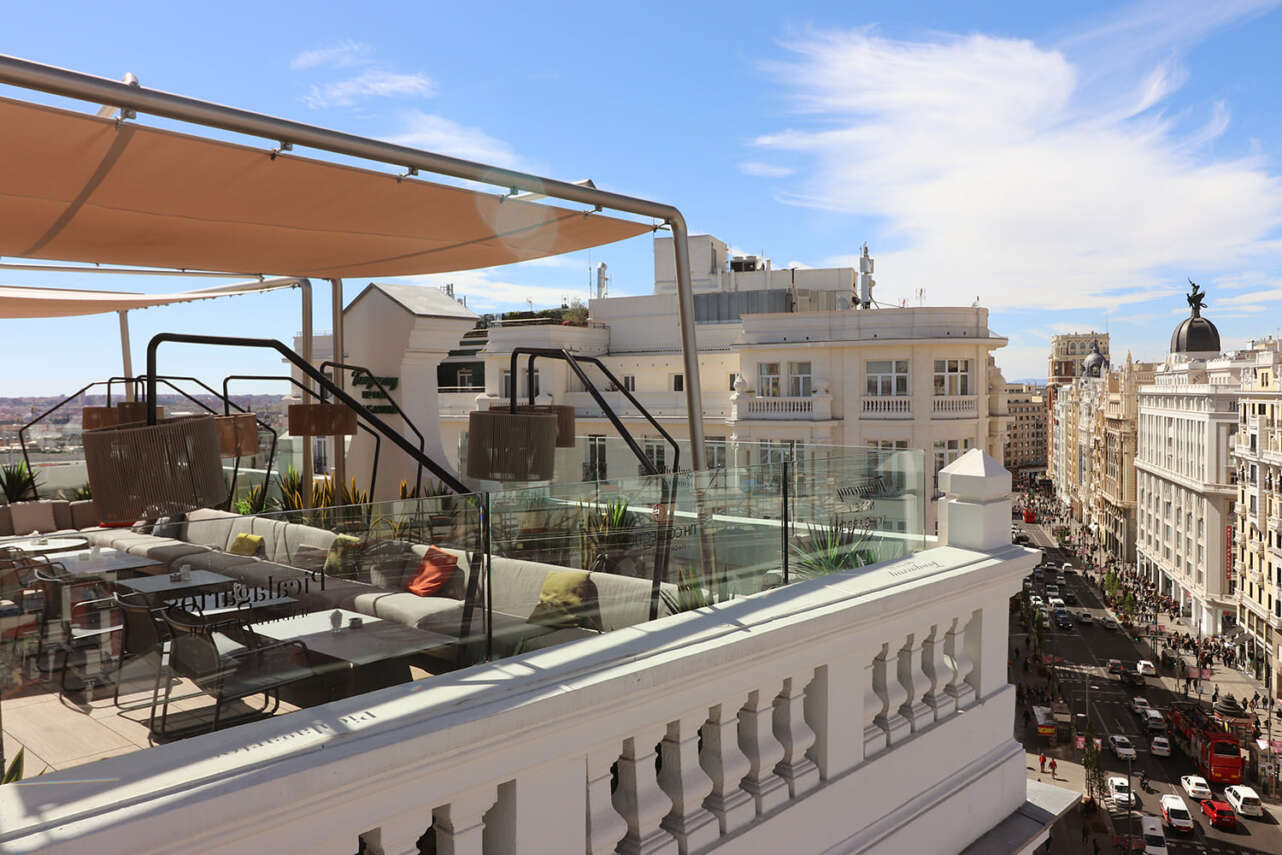 Las mejores azoteas de Madrid están en la Gran Vía