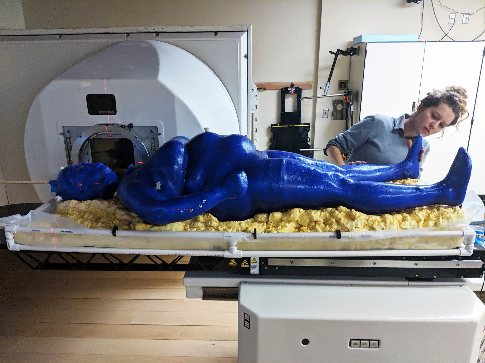 El primer humanoide impreso en 3D para mejorar la radioterapia